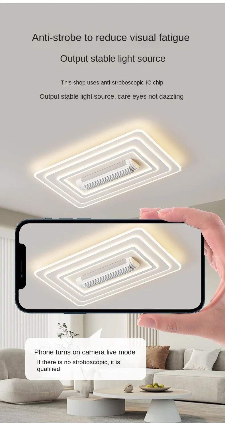 2024 Modern Simple Full Spectrum Ceiling Lamp for Living Room Main Hall ...