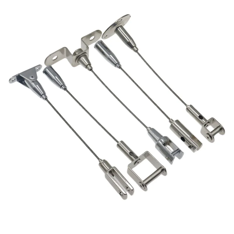 Stainless Steel Ceiling Wire Rope Suspension Cable Hanging System ...
