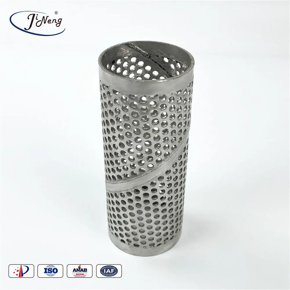 Customizable Stainless Steel Perforated Cylindrical Tubes New Condition ...