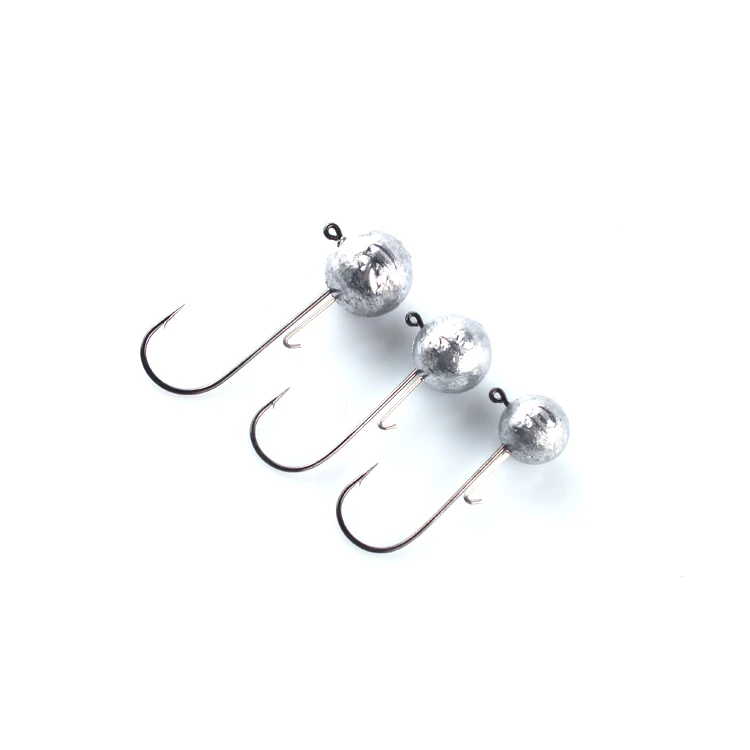 Fishing Hook Jig Head Hook Various Jig Hook Round Ball Swing Jig Head ...
