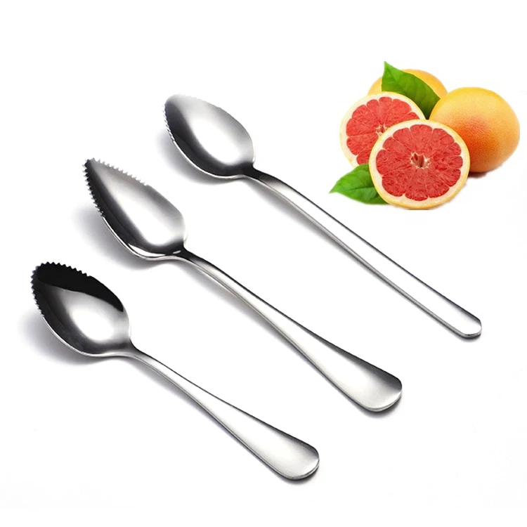 Ss304 Mirror Finish Stainless Steel Dessert Half Serrated Citrus Fruit ...