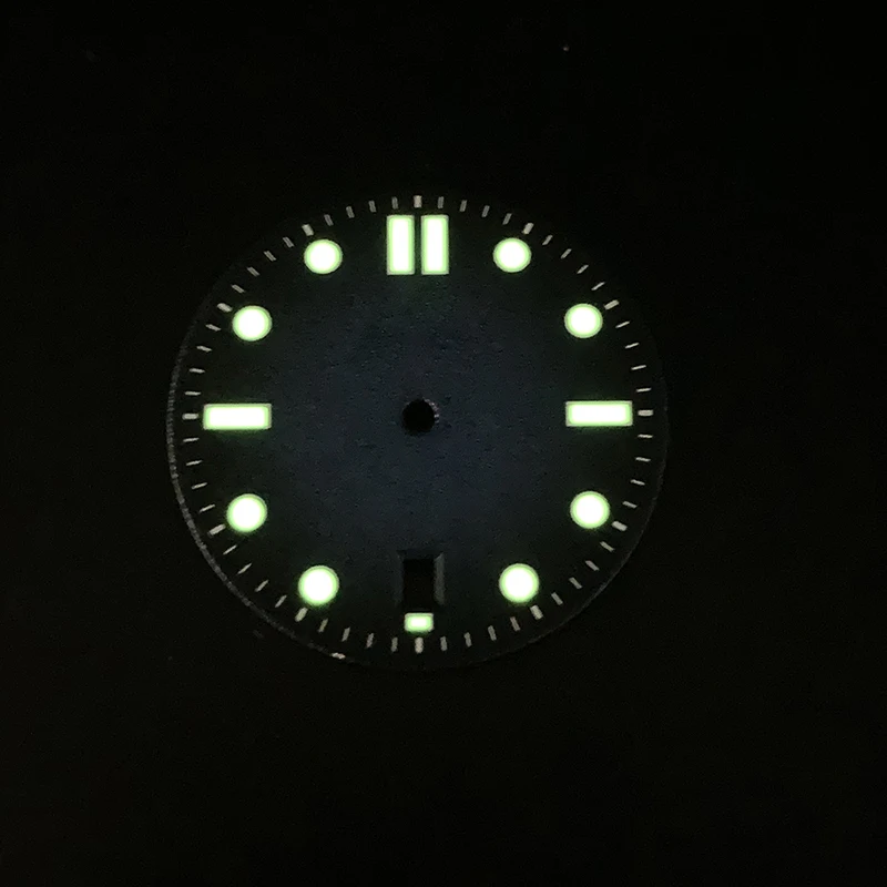Retro Gradient Watch Dial with Calendar & Super Luminous Indexes