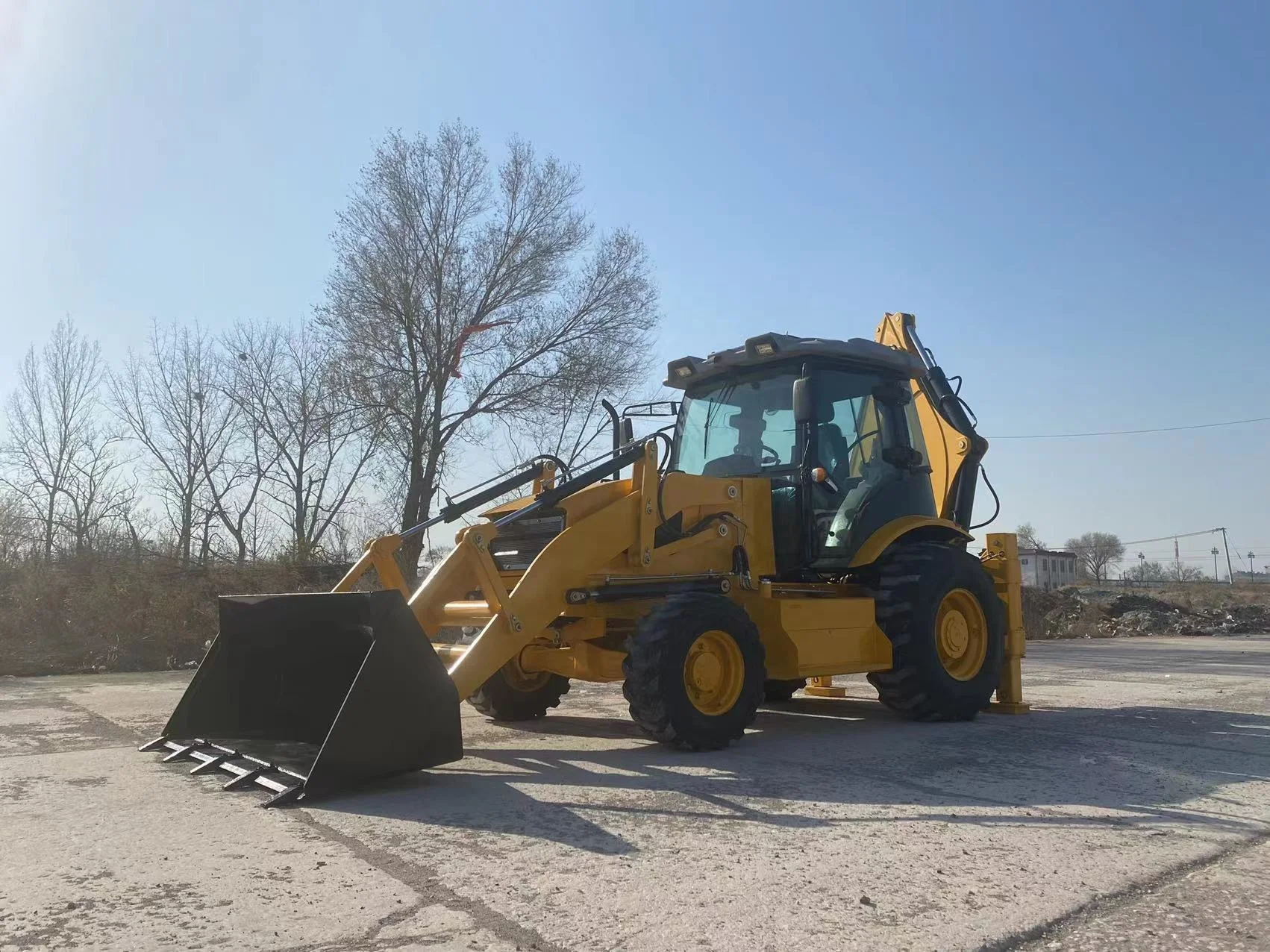 Compact Backhoe Tractor Loaders Backhoe 4x4 2.5ton 3 Ton 4 Ton Backhoe ...