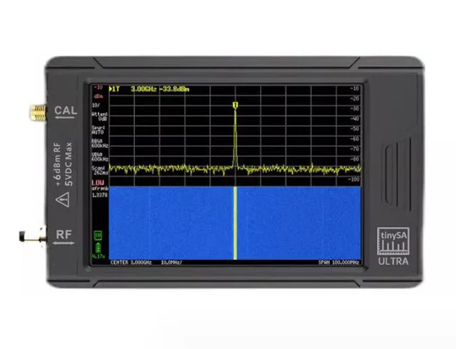 Tinysa ULTRA Spectrum Analyzer - 4" Display, 100khz-5.3ghz