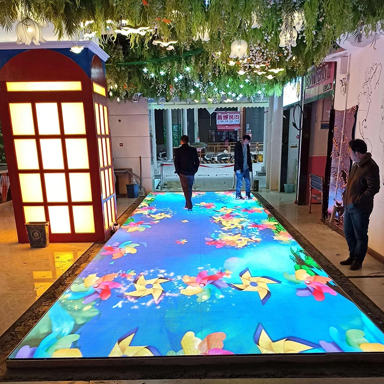 Mst Hot Product Funny Smart Active Game Led Floor P2.5 Interactive Tile ...