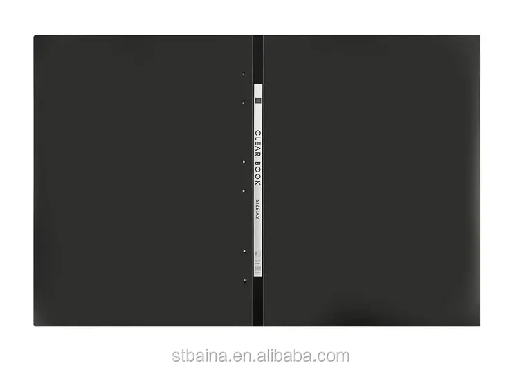 A2 Loose-Leaf Poster Collection Binder Folder - Clear Book