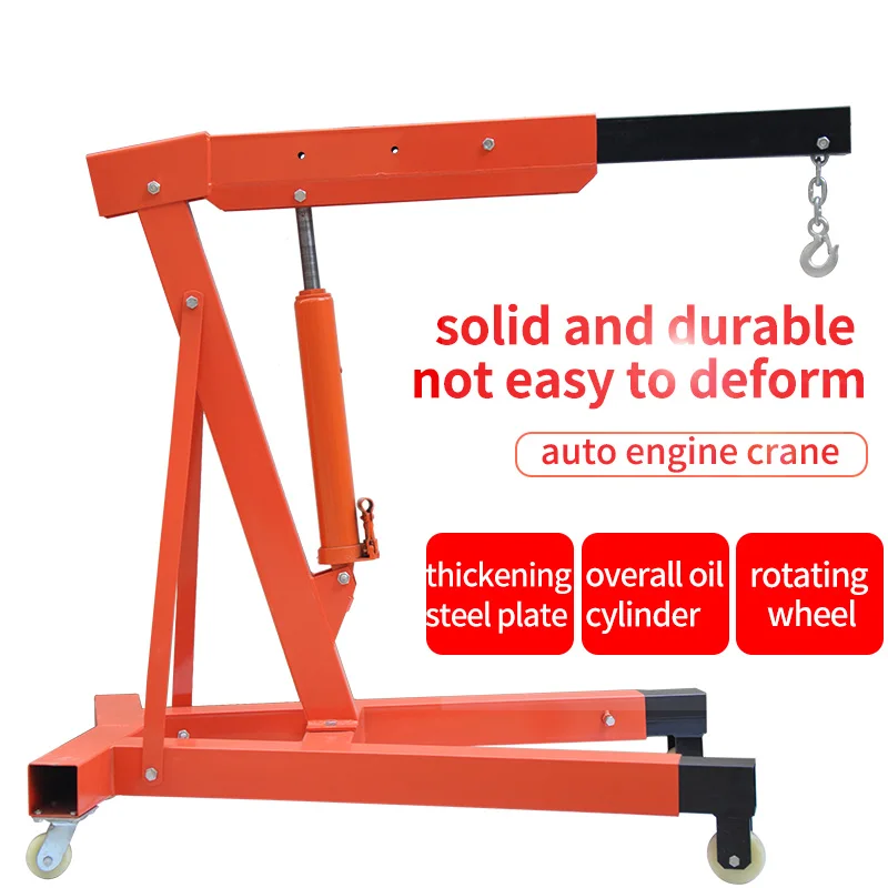 Mini Crane Portable Roof Hoist Hydraulic Mobile Lift Floor Crane ...