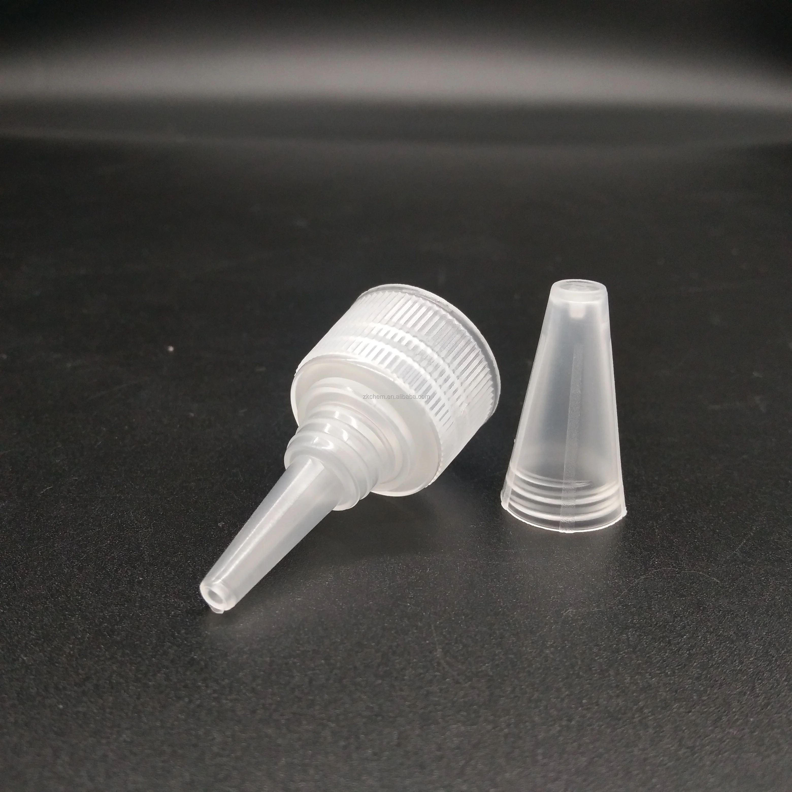 Professional Design Long Nozzle Dropper Plastic Cap
