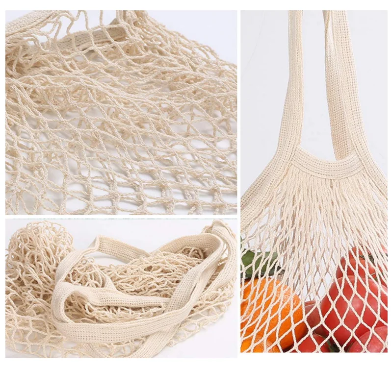 Washable Mesh Fruit Vegetable Reusable Cotton Net Shopping Bag| Alibaba.com