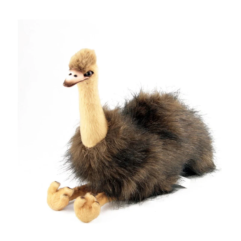 Custom Plush Stuffed Australia Bird 30cm Sitting High Emu