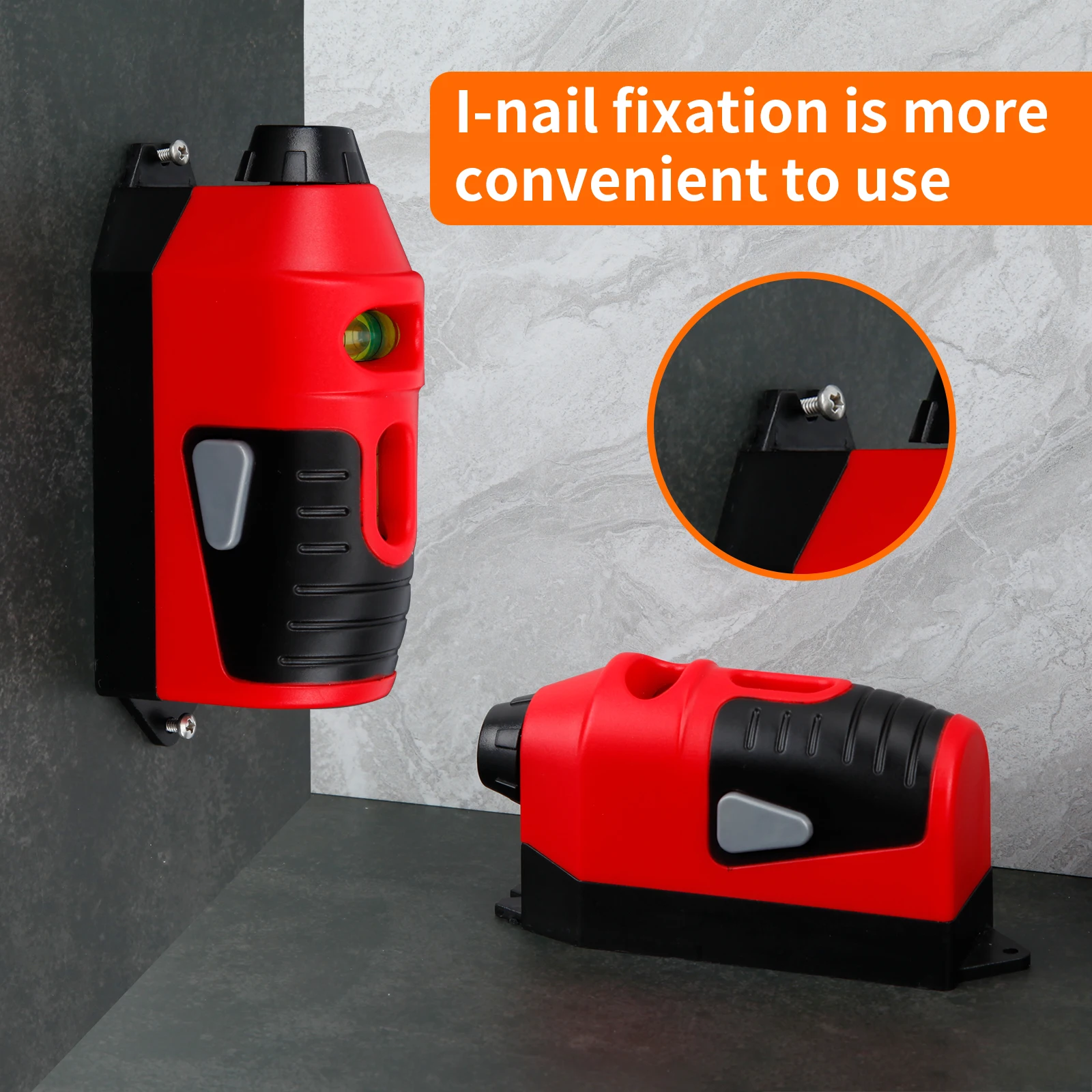 Red Beam Mini Laser Level - Precision Indoor Measurements