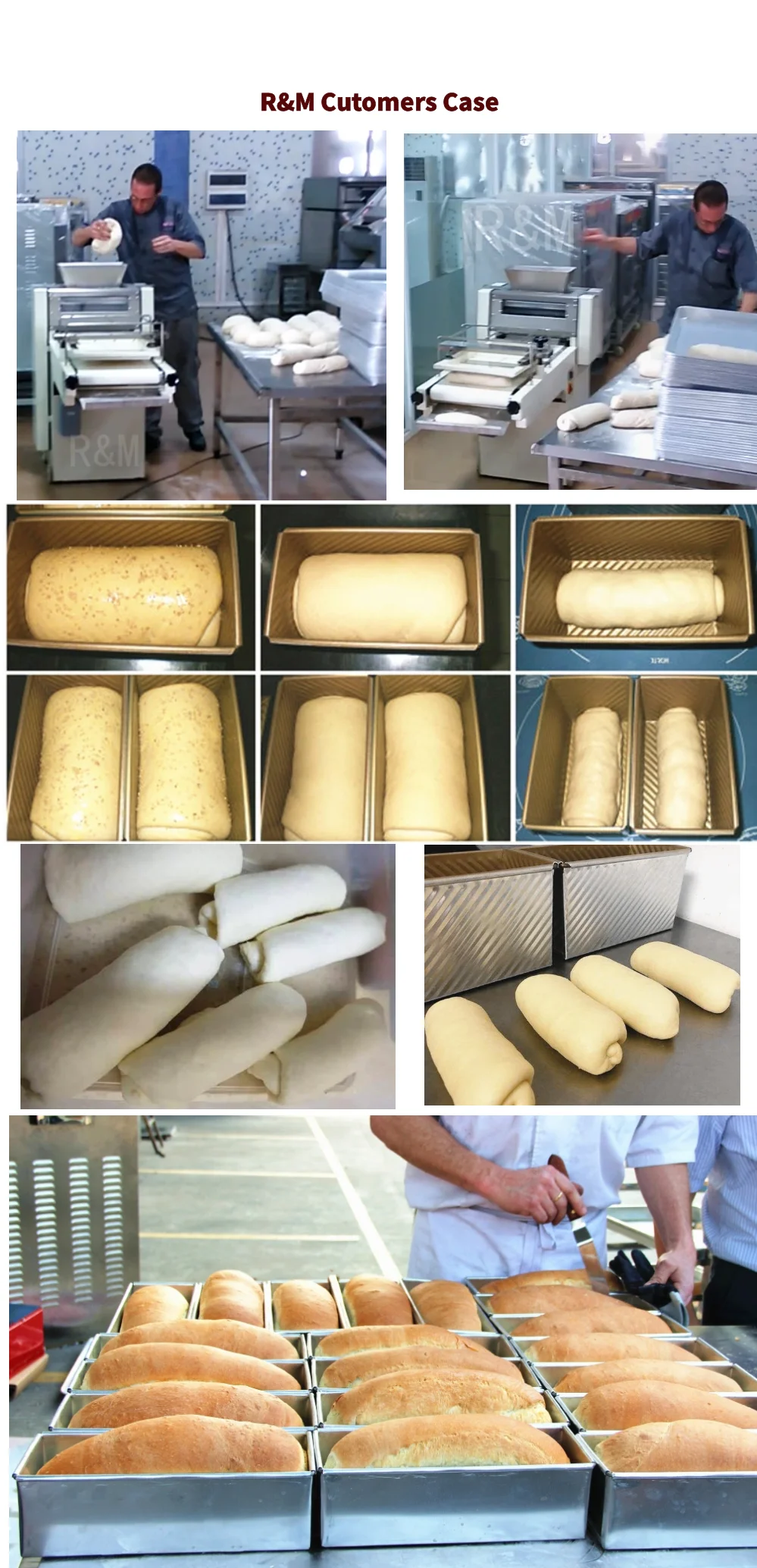 Commercial Automatic Loaf Bread Making Toast Molding Form Molder ...