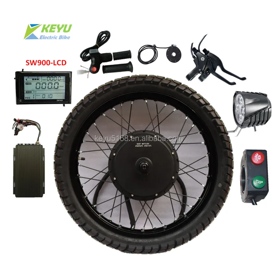 High Power Ebike 72v 5000 Watt Electric Bike Kit Electric Bicycle Hub ...
