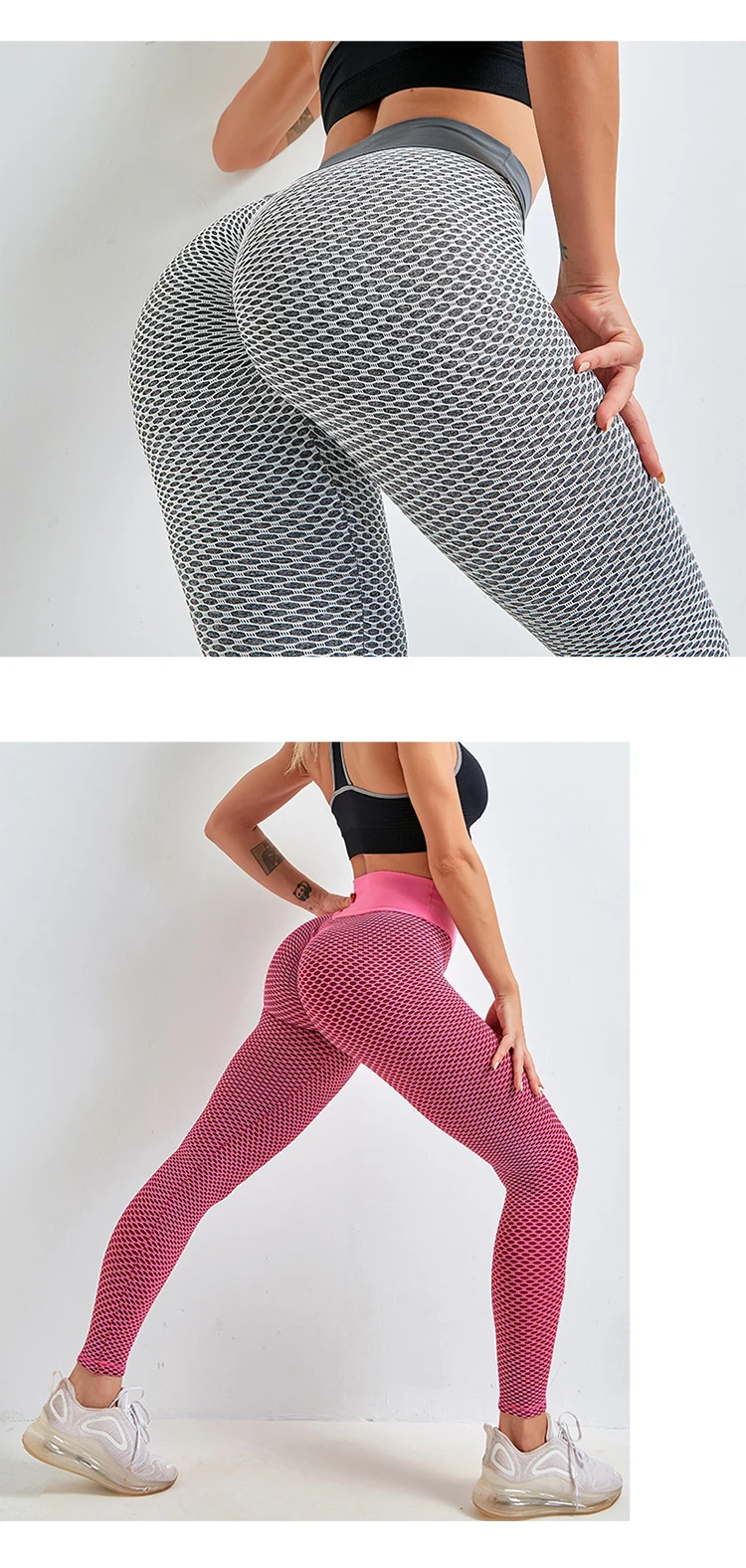 2021 Amazon Tik Tok Butt Lift Gym Scrunched Butt Leggings Africa Ladies