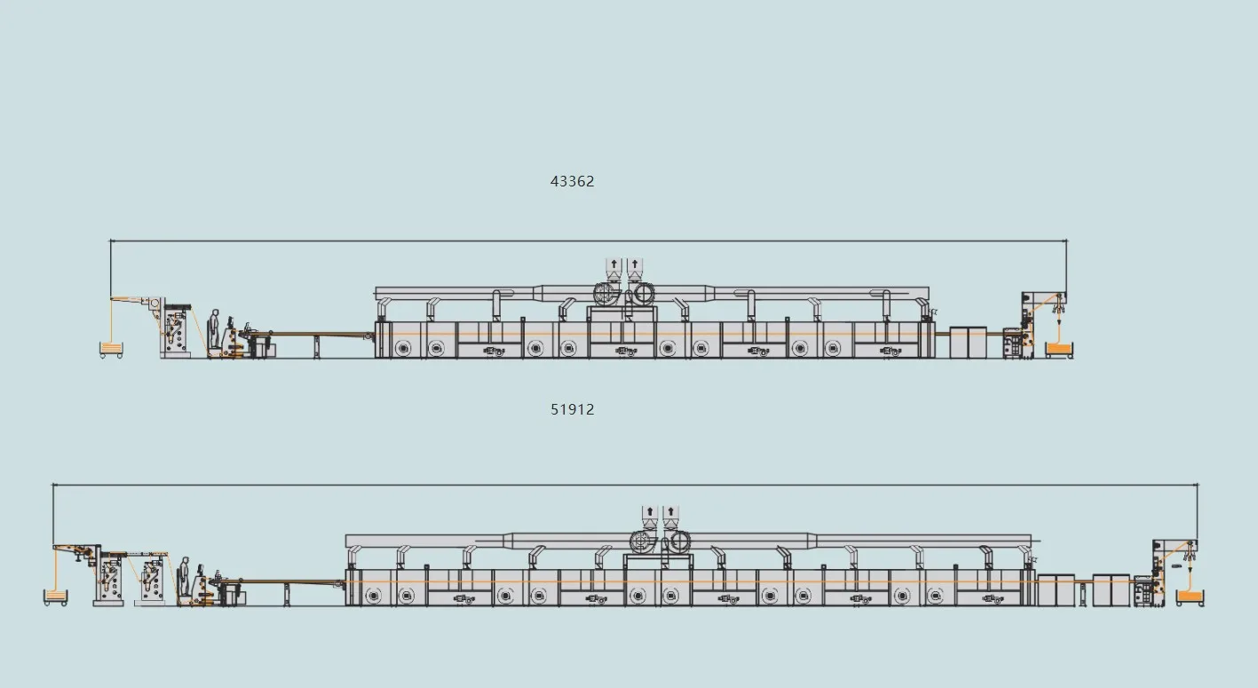 High Efficiency Textile Heat Setting Stenter Machine