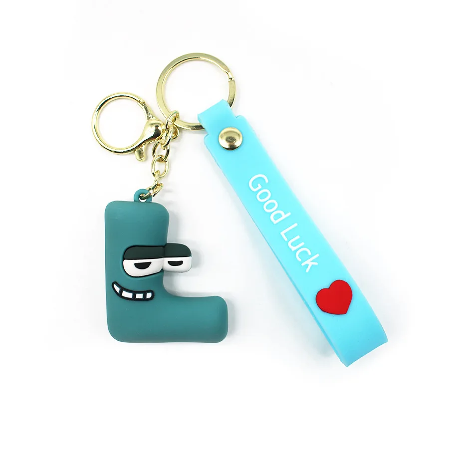 26 Alphabet Legend Keychain Alphabet Lore English Alphabet Pendant ...