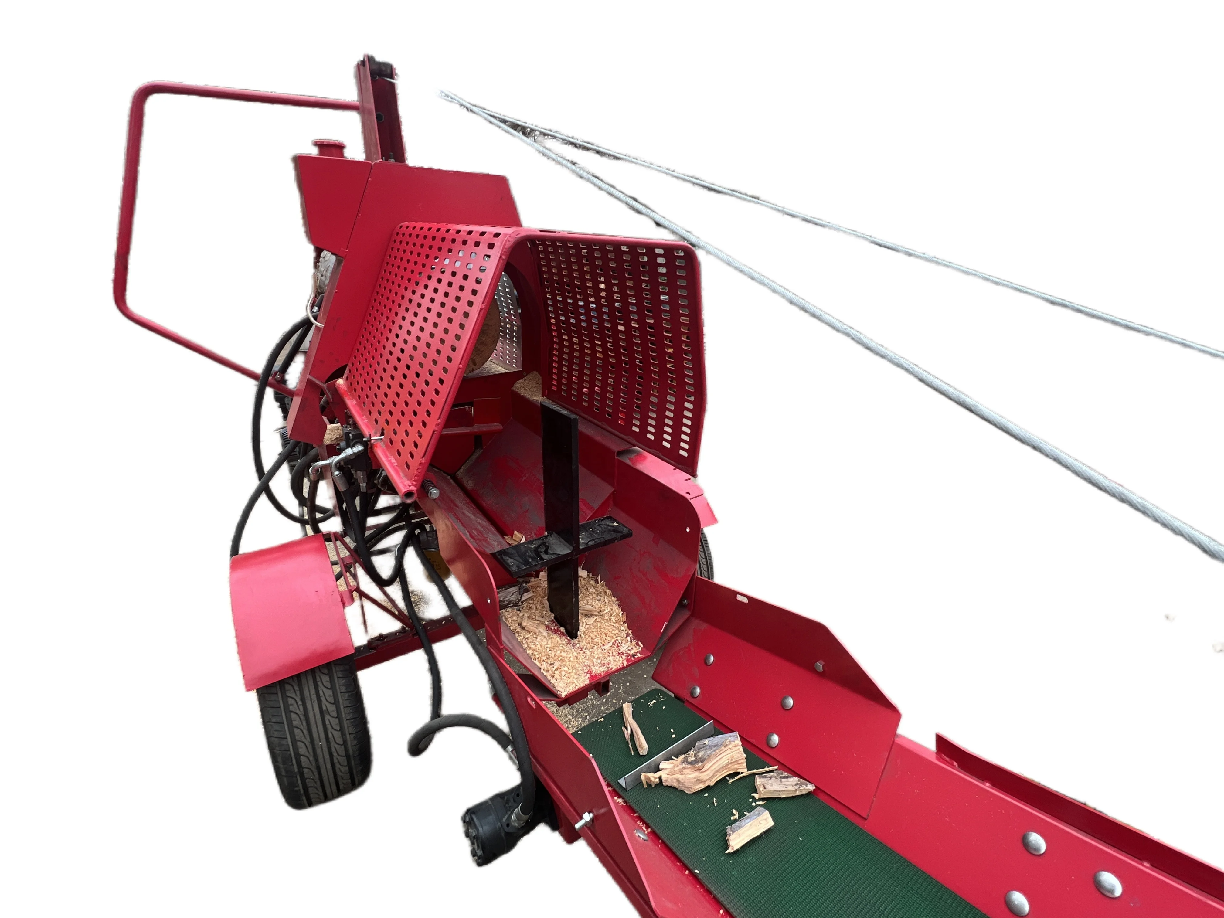 20ton Firewood Processor Mini Wood Cutting Machine Tree Cutting Machine 20ton Firewood Processor Mini Wood Cutting Machine Tree Cutting Machine