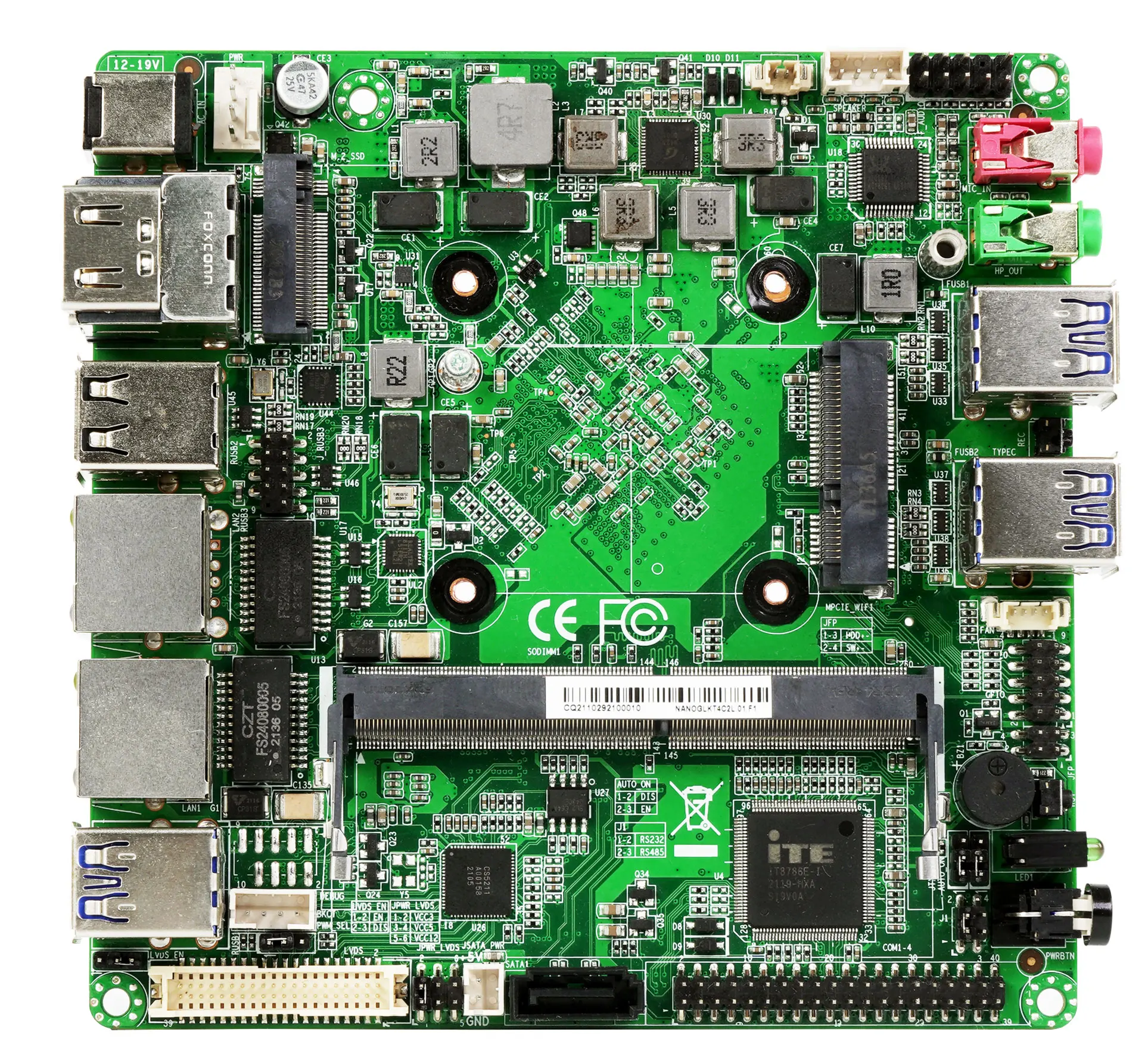 Zeroone China Factory Direct X86 120*120mm Nuc Mainboards Fanless J4125 J1900 Ddr4 Mini Computer ...