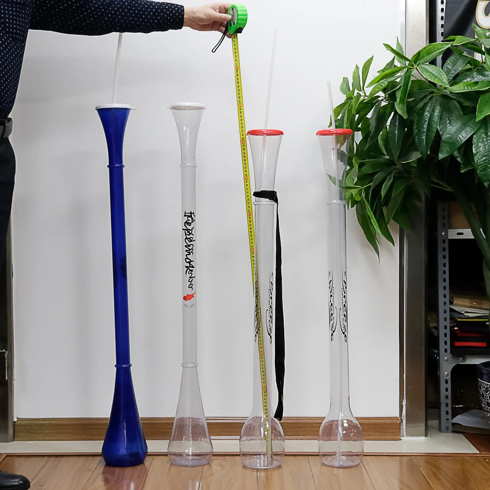 One Meter Funny Long Neck Yard Cup Frozen Slushy Cups Plastic Party Cup ...
