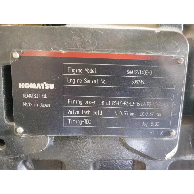 SAA12V140E-3 Excavator Engine - Komatsu PC2000-7/8 Diesel