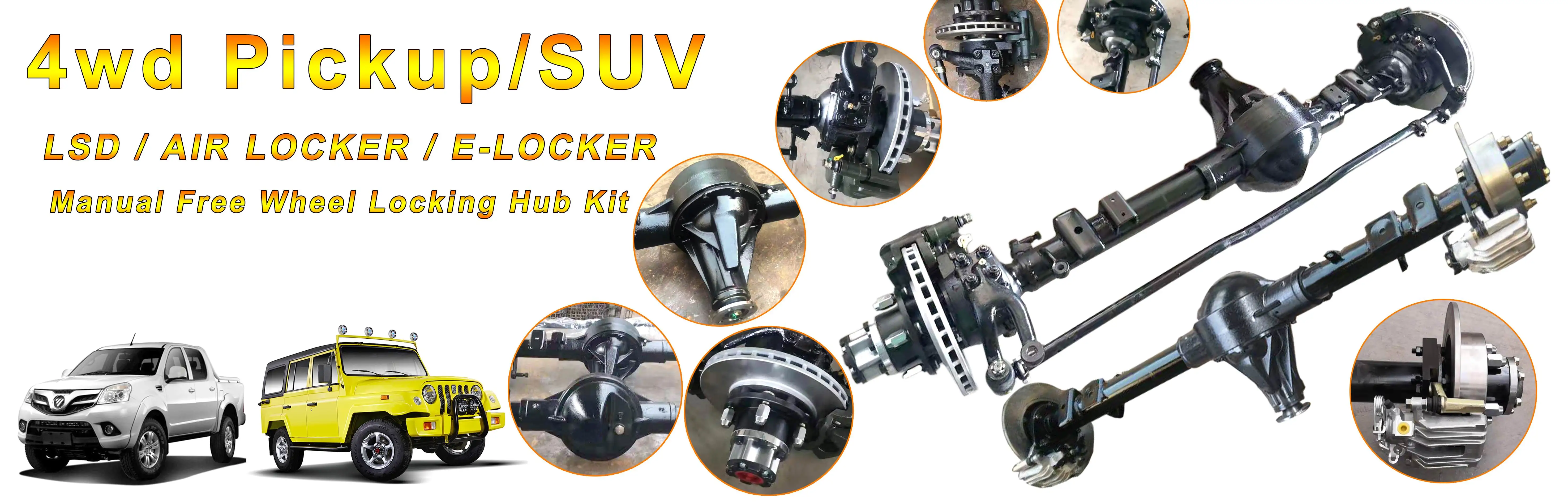 Customized 4x4 Hilux/land Cruiser SUV Pick-up Front Wheel Drive Steer ...