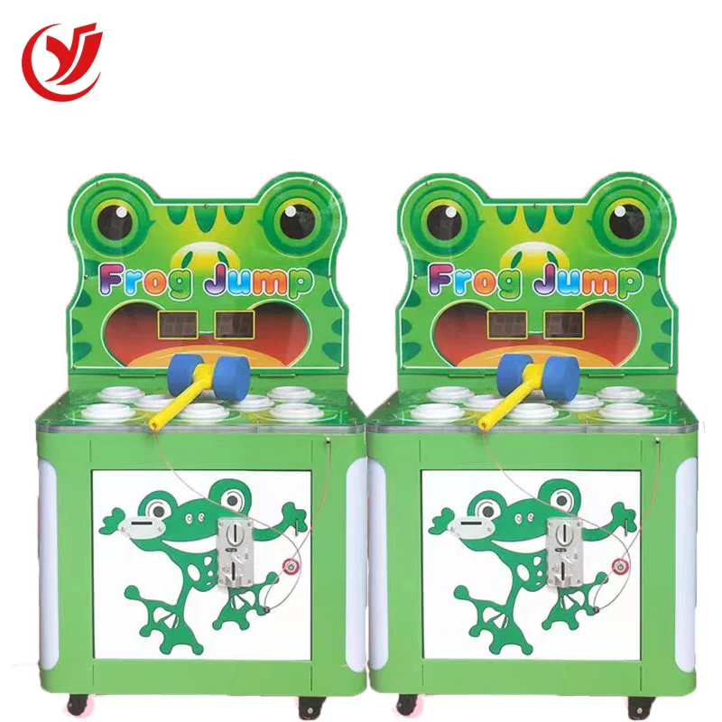 Game Arcade Double Whack-a-mole Children's Machine Coin-operated Knock ...