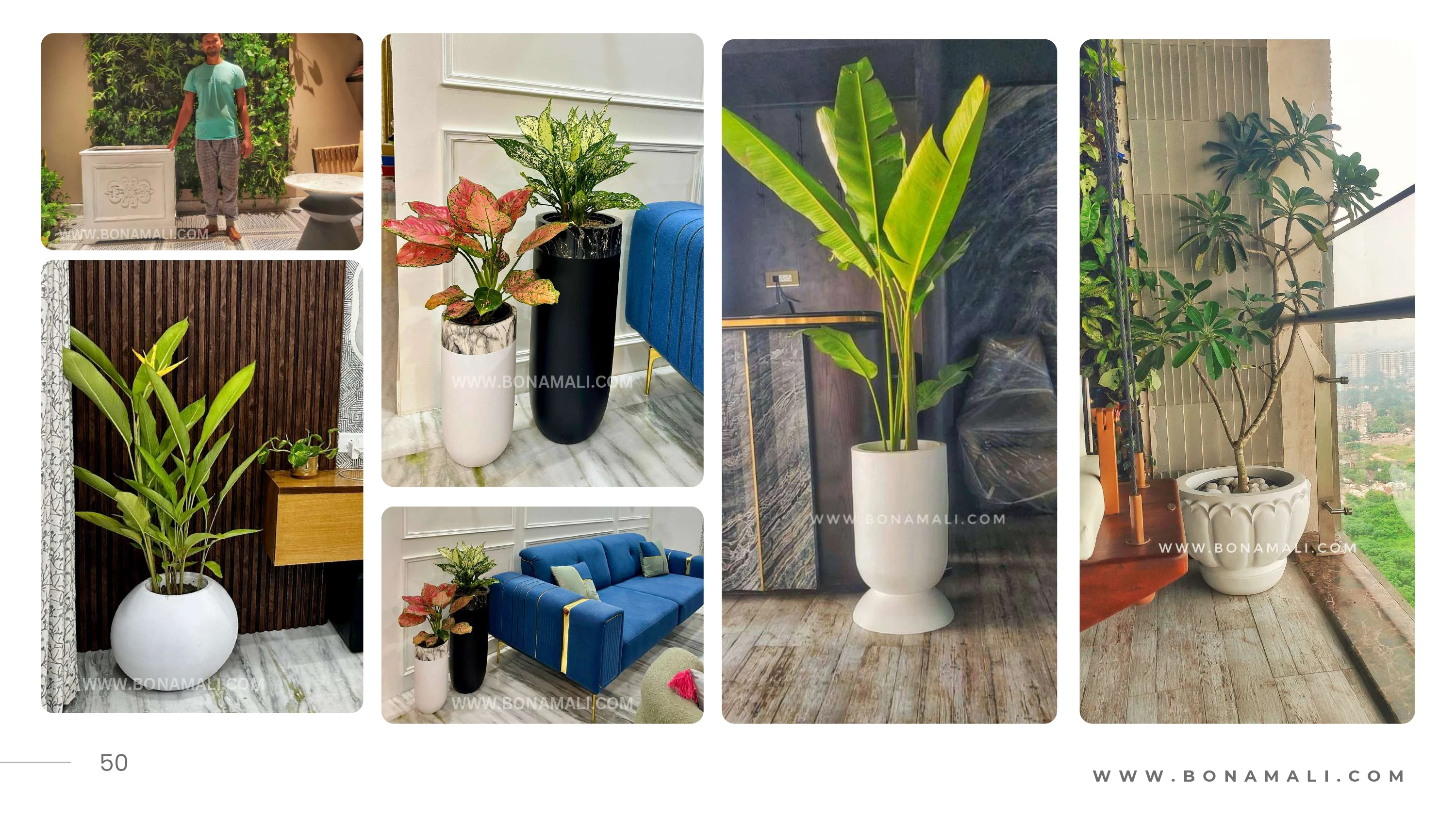 Highest Quality Large FRP (Fibre Glass) Flower Pot Planter Classic ...