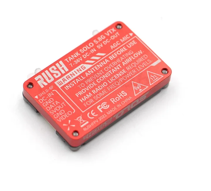 Rush Tank Max Solo 5.8ghz 2.5w High Power 48ch Vtx Video Transmitter ...