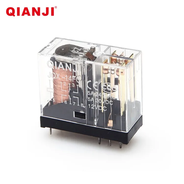 Qianji General Purpose Rele 4~16a 24v Pcb 12a Relays 5v Micro 16a ...