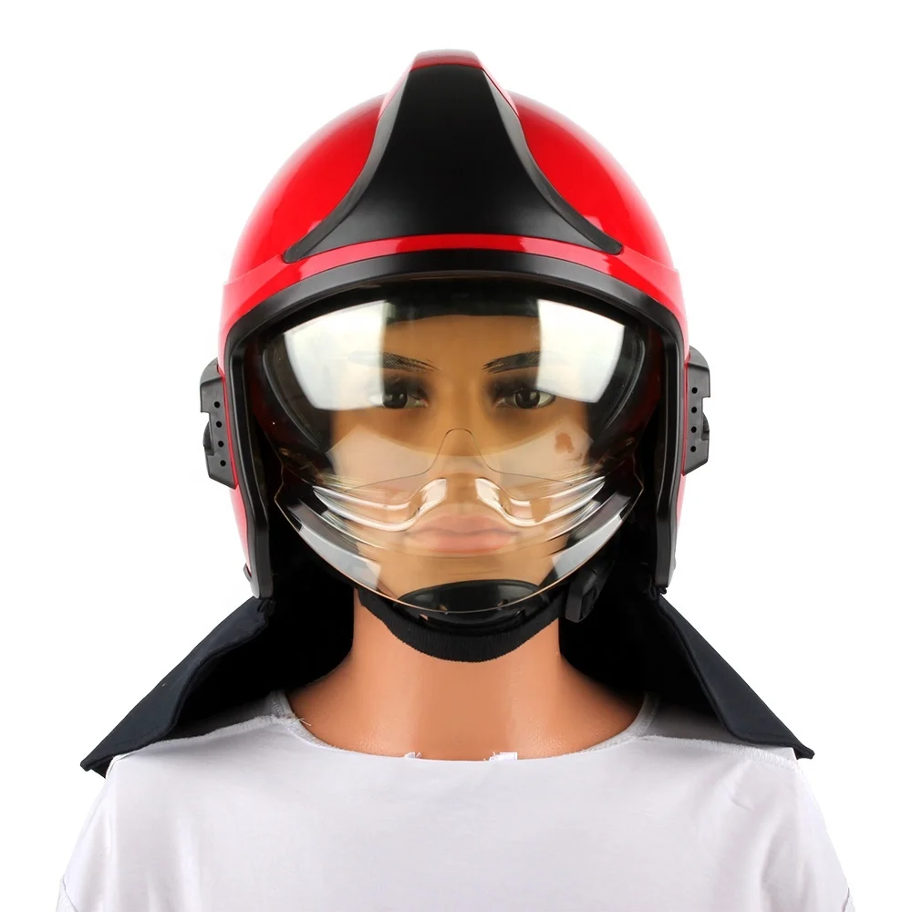 Fireman Helmet Flame Retardant Fire Protection Helmet Fire Fighter ...