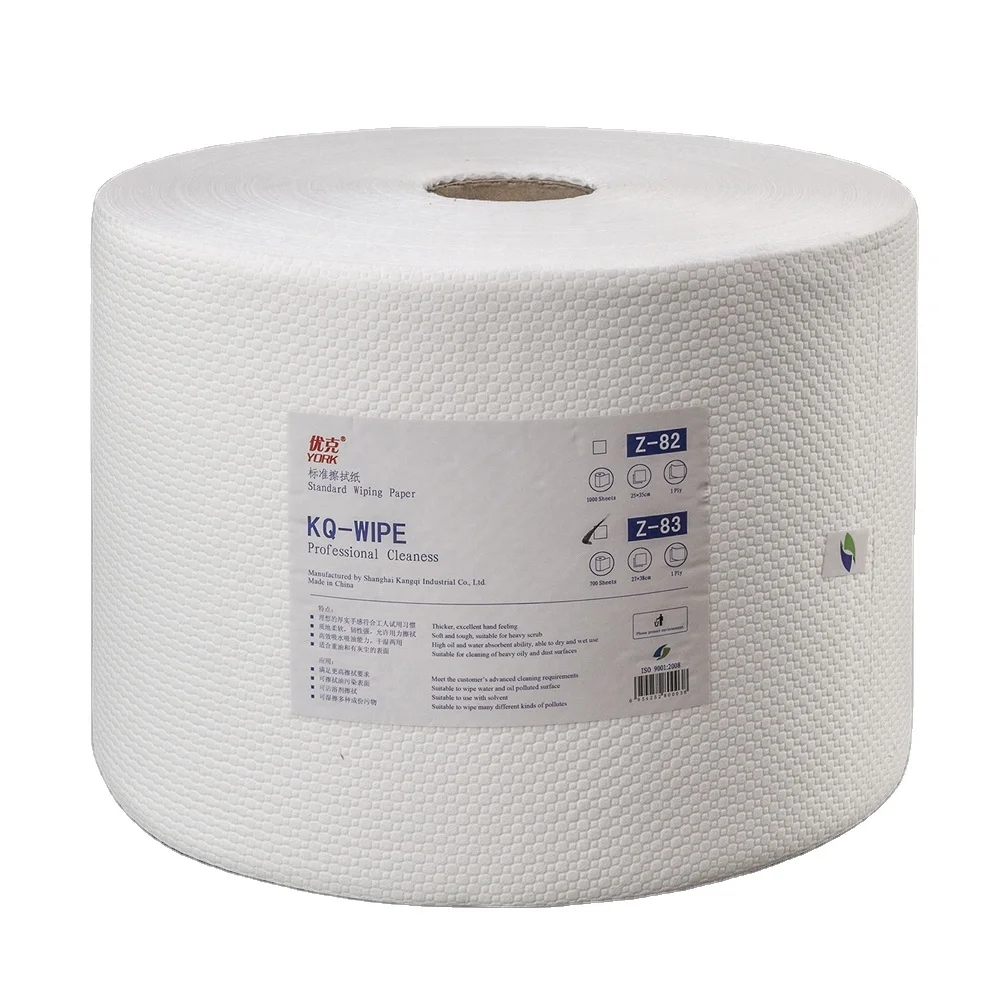 100% Wood Pulp Industrial Wipes - Sustainable & Durable