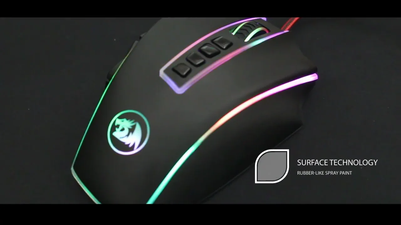 Red Dragon Black M990 Legend 16400 Dpi High Precision Programmable ...