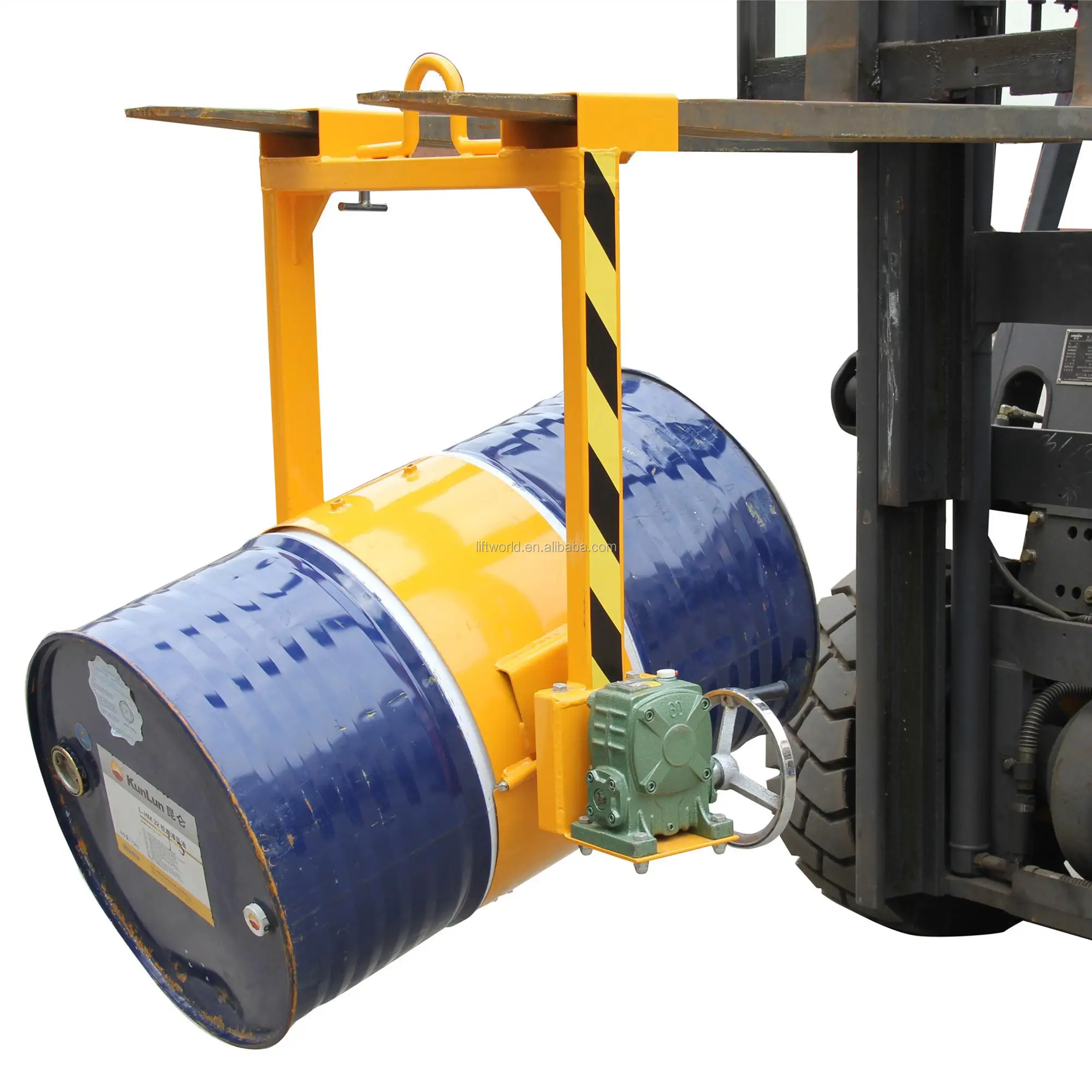 LM800 Crane Mounted Drum Lifters & Rotator Forklift Attachment for 55 ...