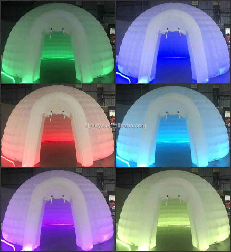 Inflatable LED Lighted DJ Booth with Headphone - XIXI TOYS