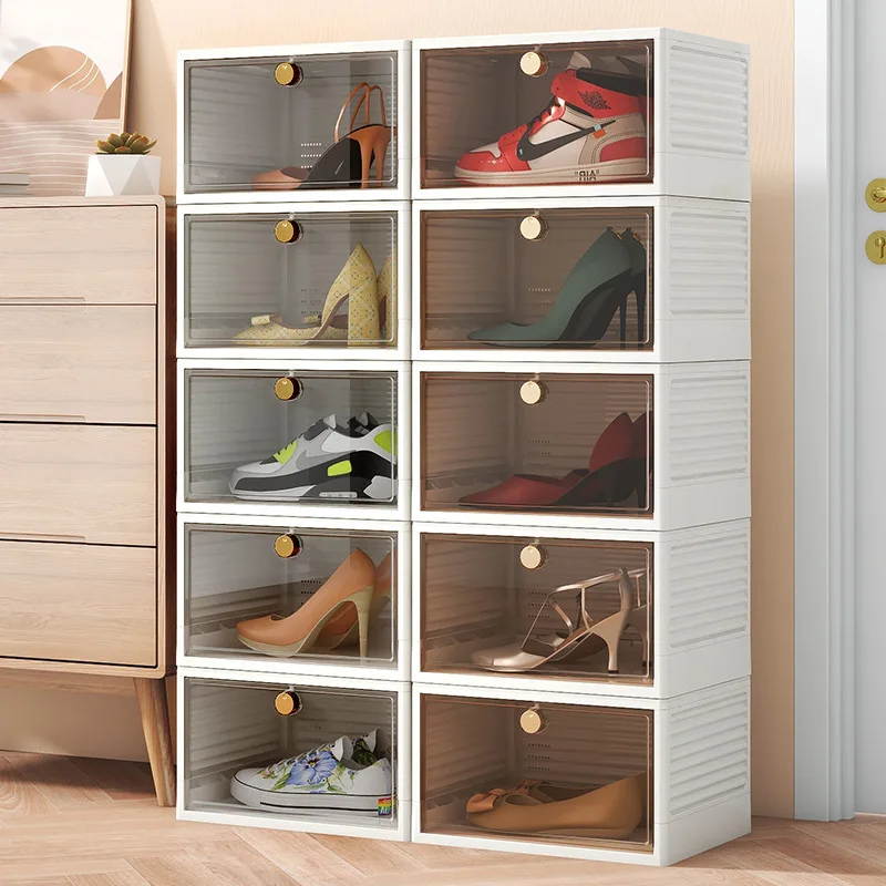 Hot Sale Shoe Storage Box,Shoe Organizer For Closet Clear Plastic ...