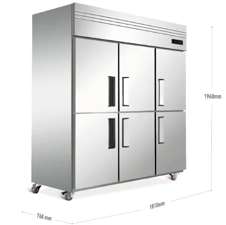 1468L Commercial Stainless Steel Kitchen Cooler Freezer for Vegetables ...