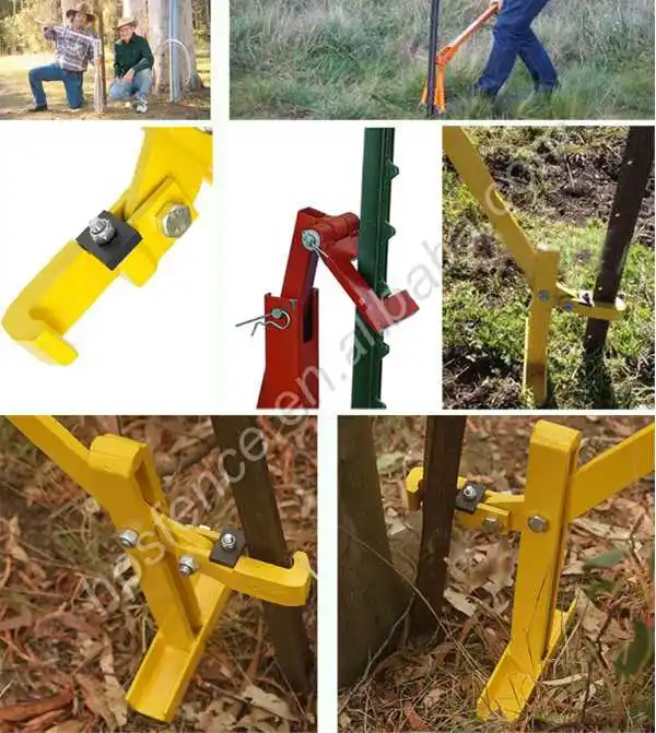 China Industrial Manual Electric Fencing Wires Steel Post Puller For ...