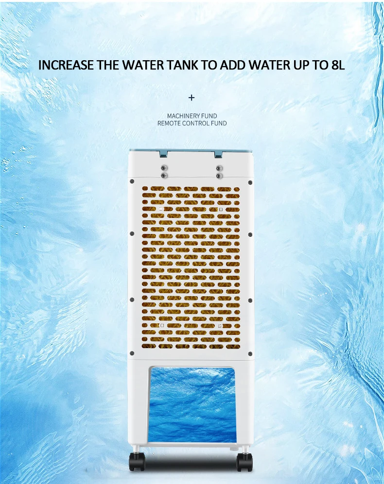Small Remote Control Smart Air Cooler Conditioner Portable Evaporative ...