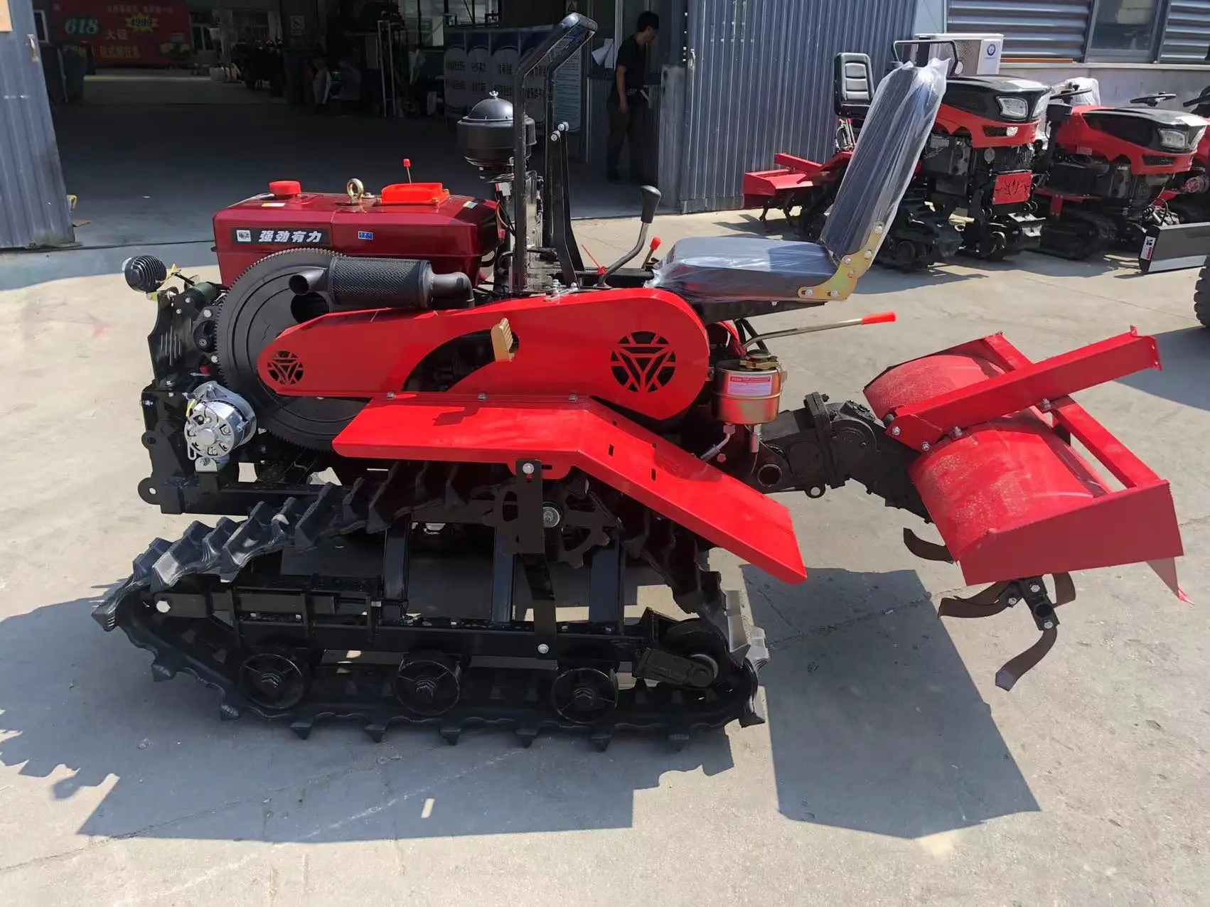 25HP Ride on Cultivator - Efficient Rotary Tiller for Farms