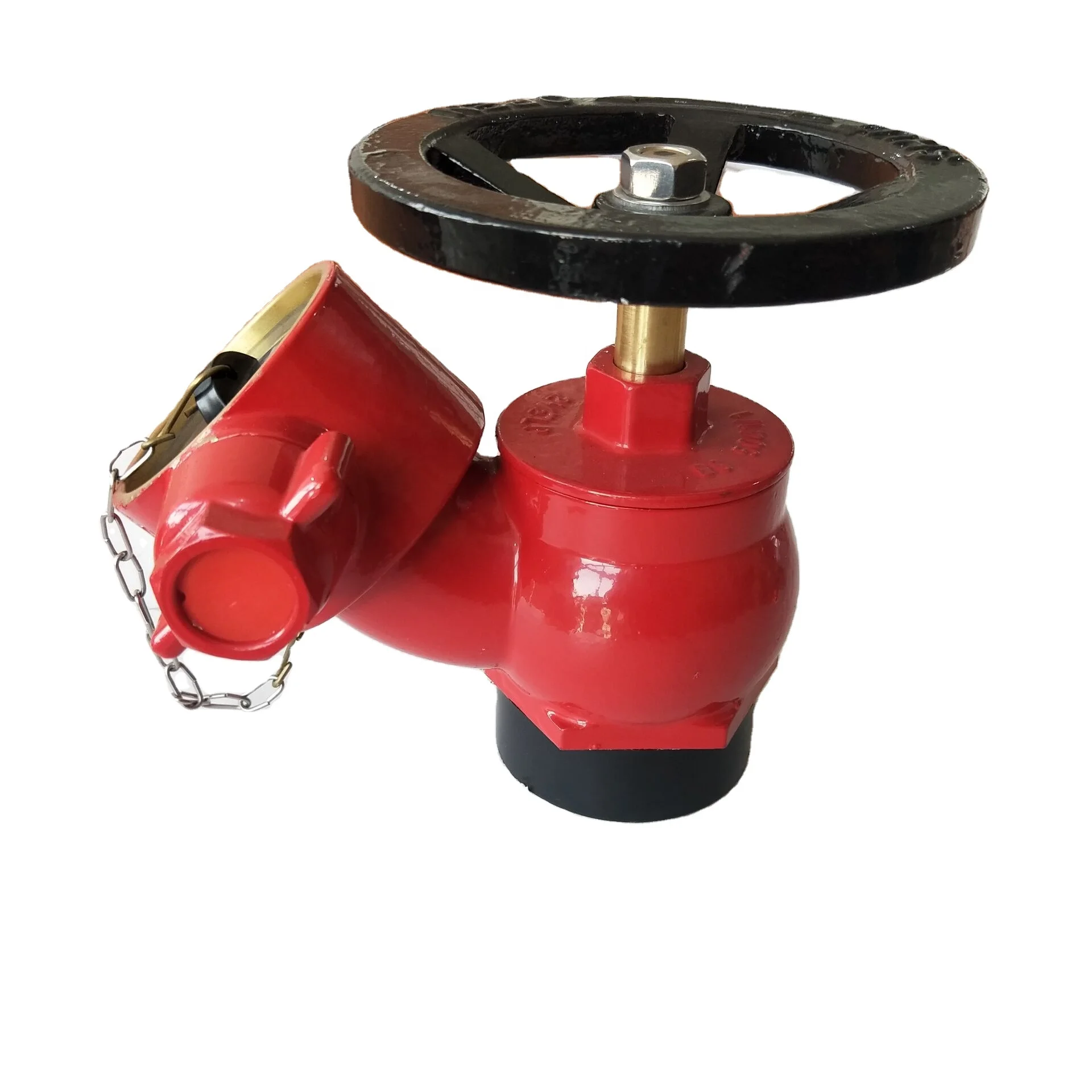 High Quality Europe Brass Red Slanted 2 1/2'' Inlet Male Outlet Grooved ...