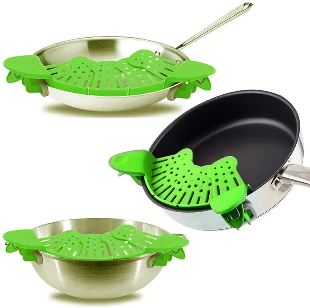 Foldable Kitchen Food Strainer For Spaghetti,Pasta,Ground Beef Grease ...
