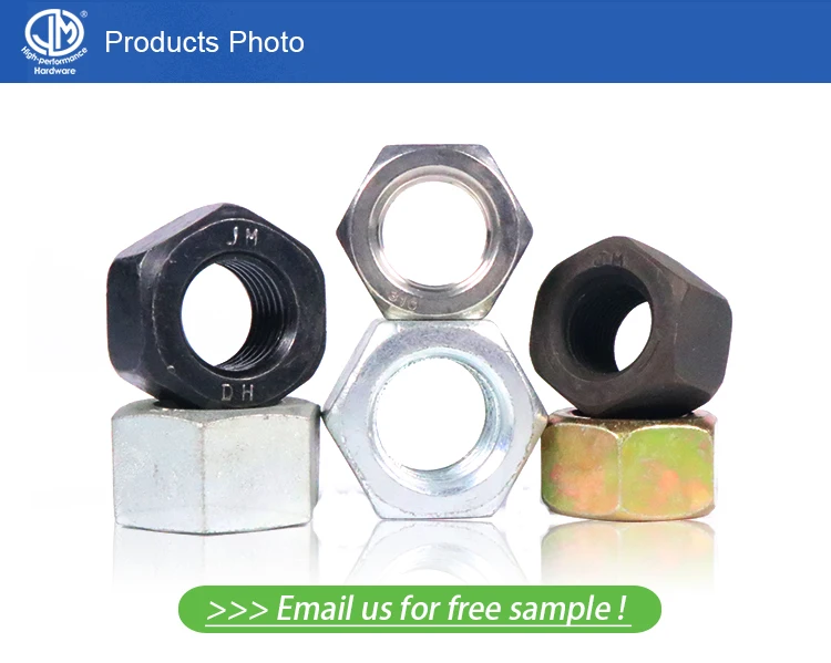 Jm Brand M6 M8 M10 M12 M21 M25 M60 M64 Stainless Steel Hexagon Nuts 1/4 ...