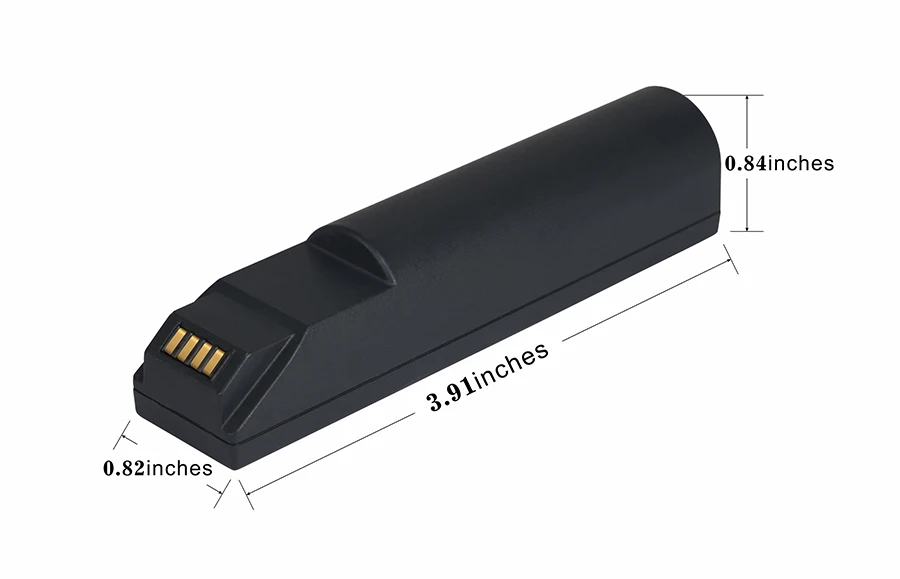 3.7V 2400mah Li-Ion Replacement Batteries for Barcode Scanners