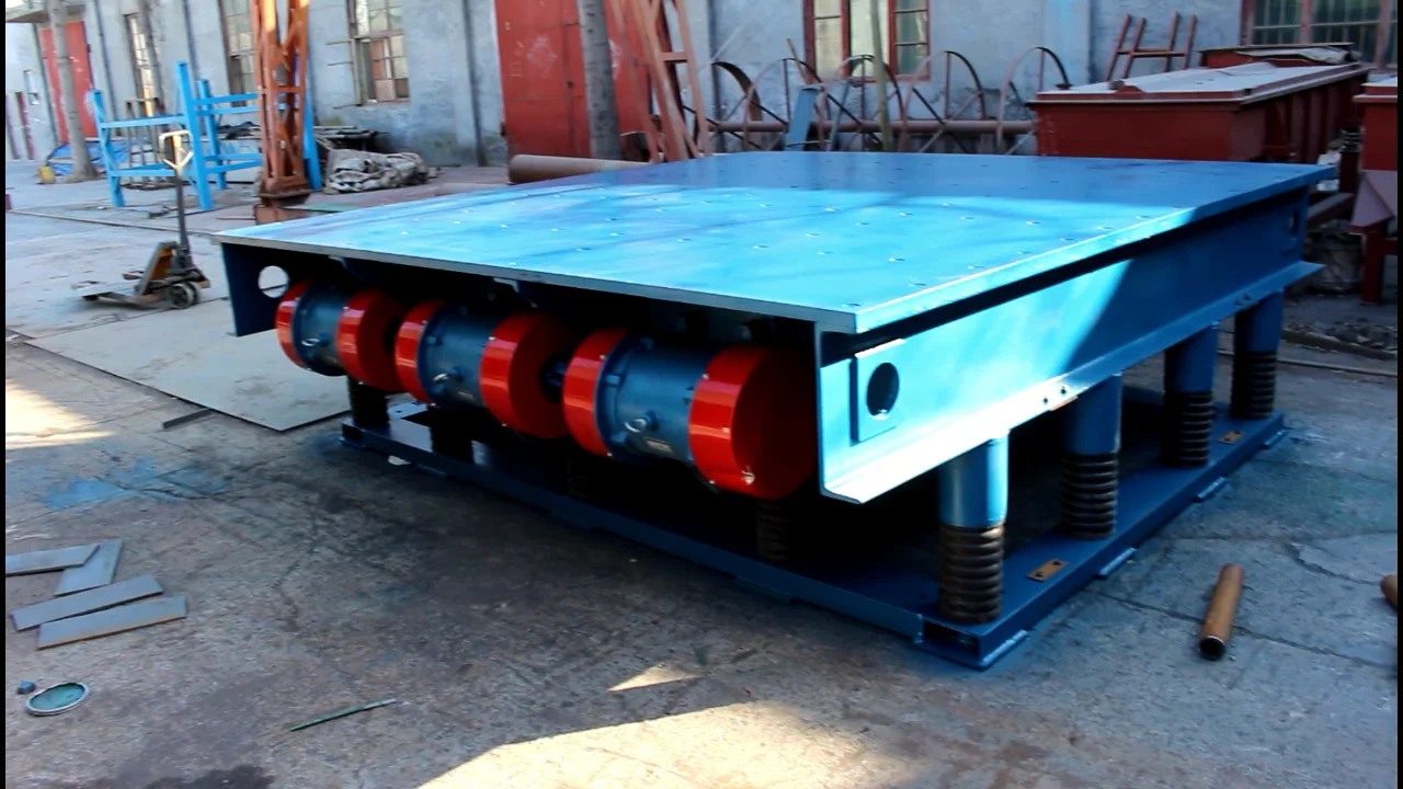 Vibration Table Concrete Mould Vibrating Table For Paver Tile - Buy ...