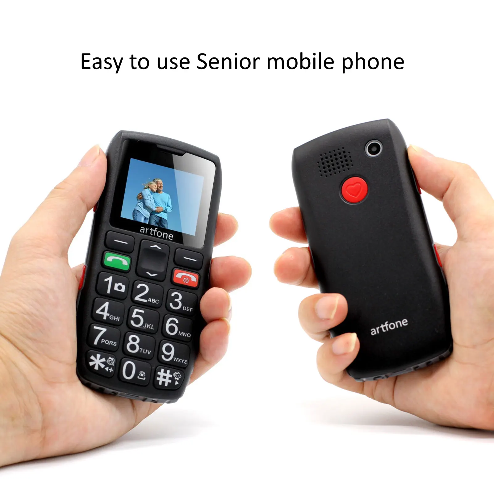 C1 MTK 2G Senior Phone - Dual SIM with SOS Key & Big Font