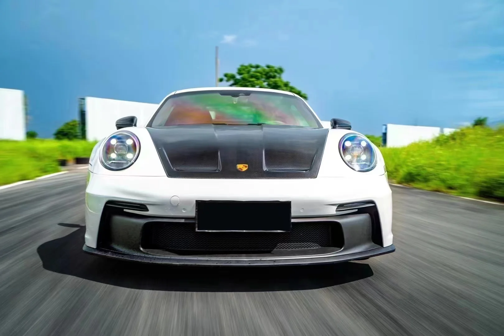 911 992 GT3 Body Kits for 911 992 GT3 Front Bumper Carbon Hood Front ...