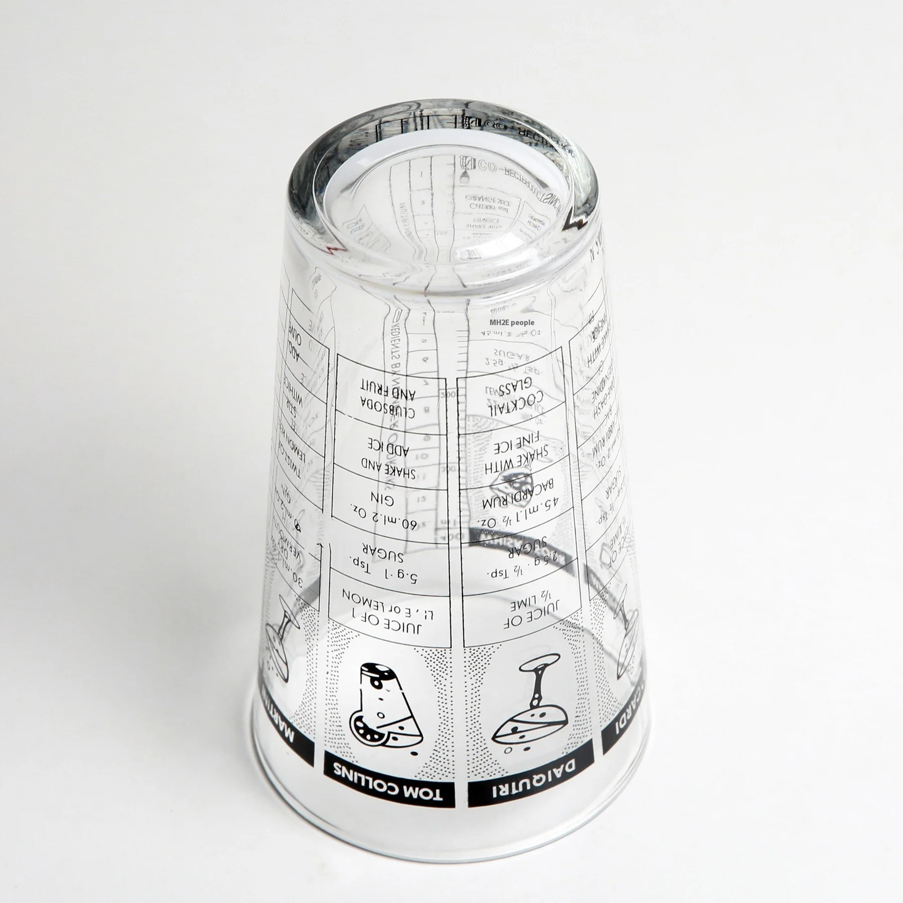 Graduated Glass Boston Shaker Cup Set Cocktail Shaker Bar Tools ...