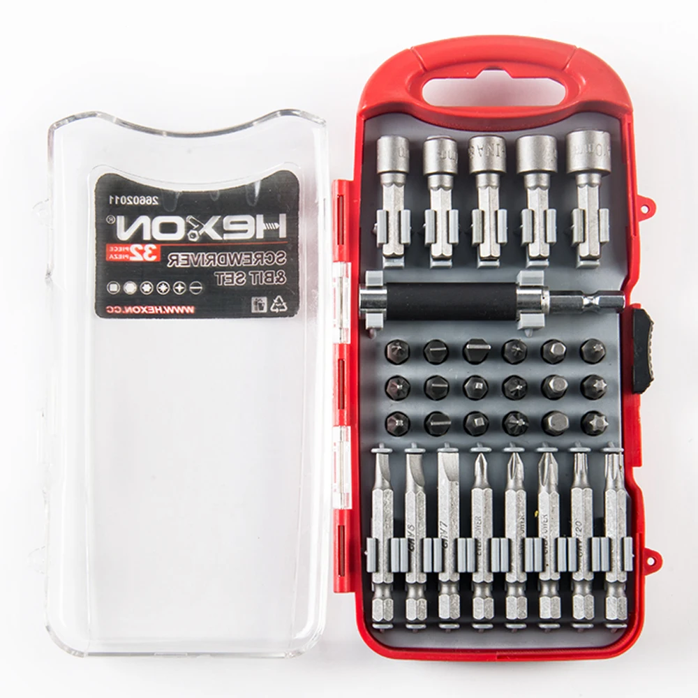 32pcs Multi Multifunctional Household Hand Tools Sockets Bit Holder ...