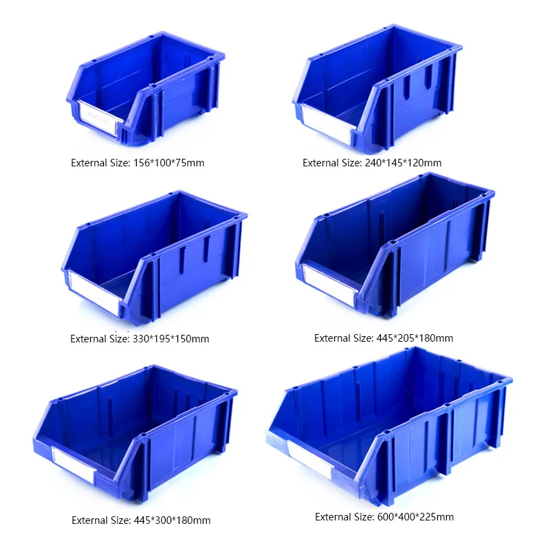 Plastic Bin Box Warehouse Storage Box Color Customized Storage Box ...