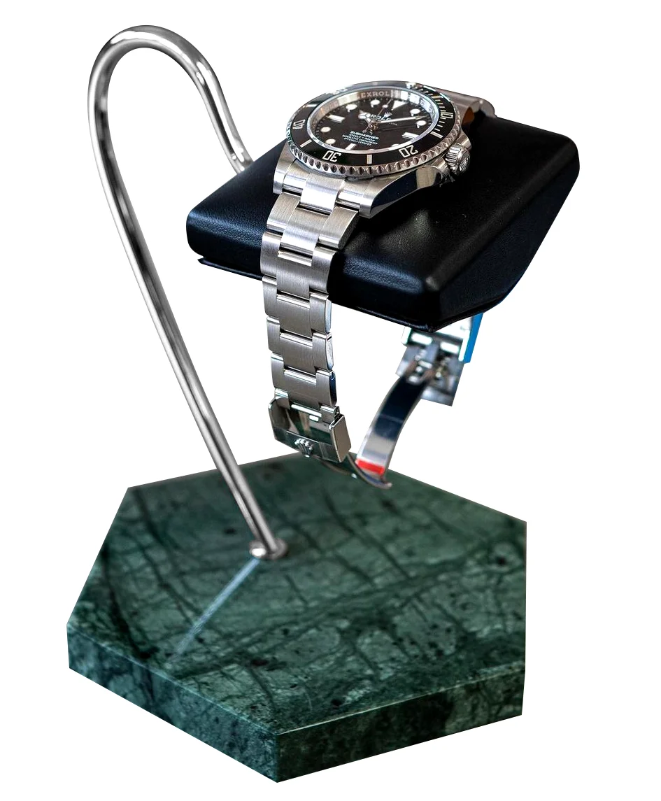 Green Marble Watch Display Stand Watch Stand Watch Storage Luxurious ...